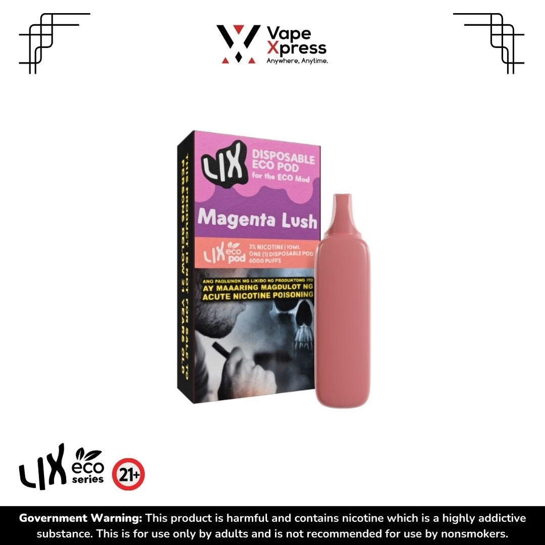 LIX ECO Pod - 10mL Vape Pod for Ultimate Vaping Experience — VapeXpress